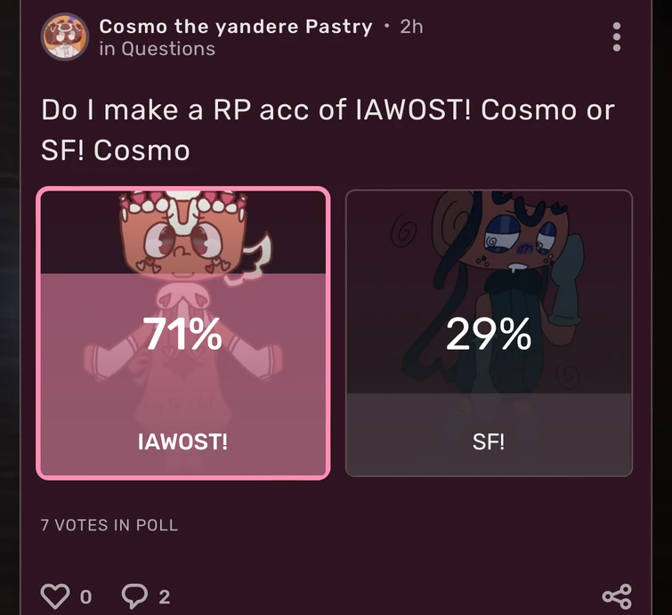 All posts by Cosmo the yandere Pastry | Fandom