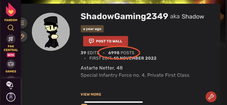 1 more post left | Fandom