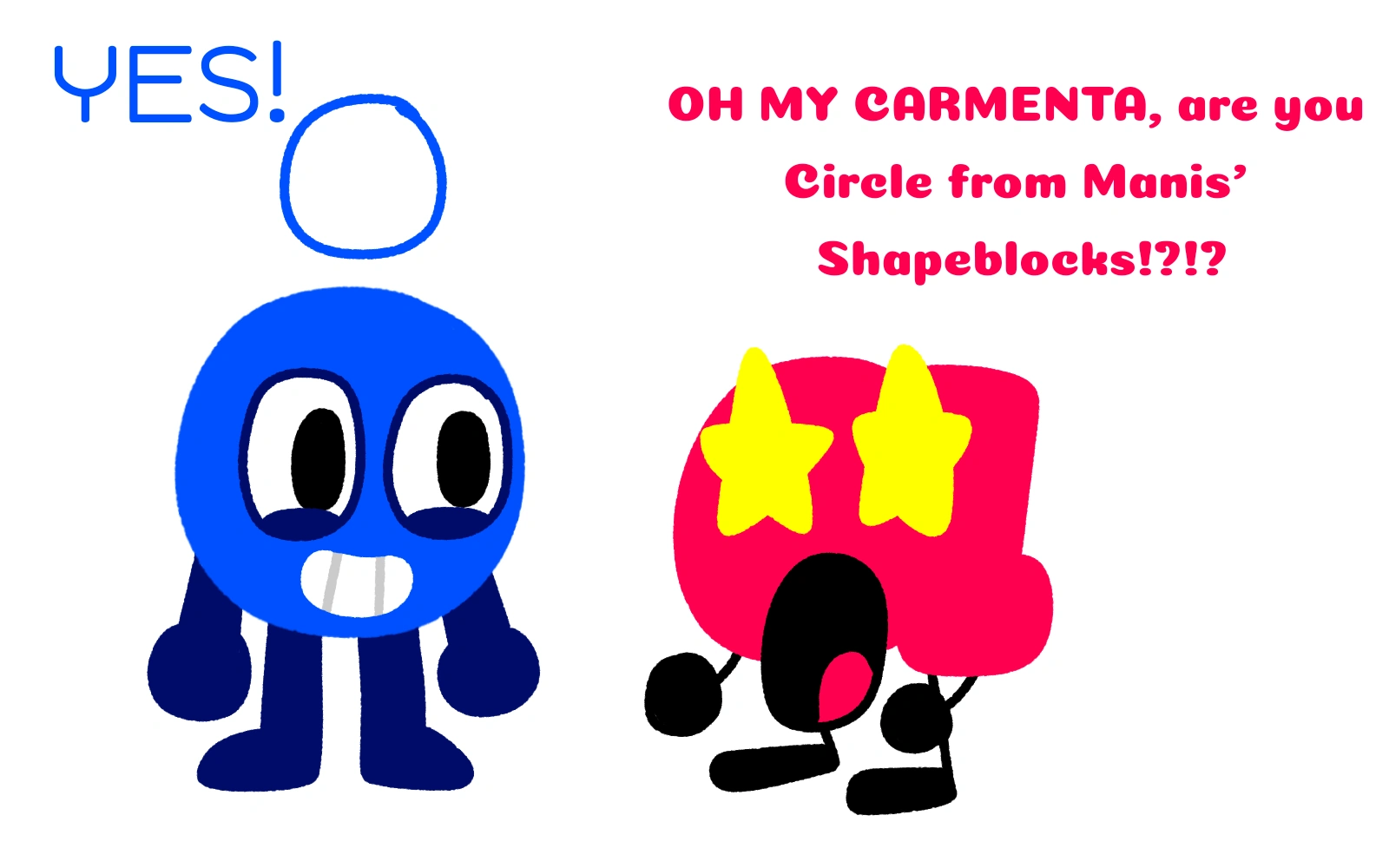 A (from Alphabet Madness) meets Circle from Manis' Shapeblocks | Fandom