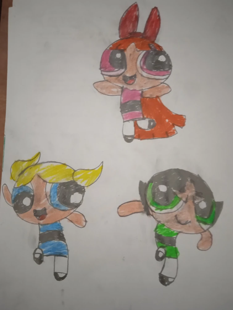 My drawing of the PowerPuff Girls | Fandom