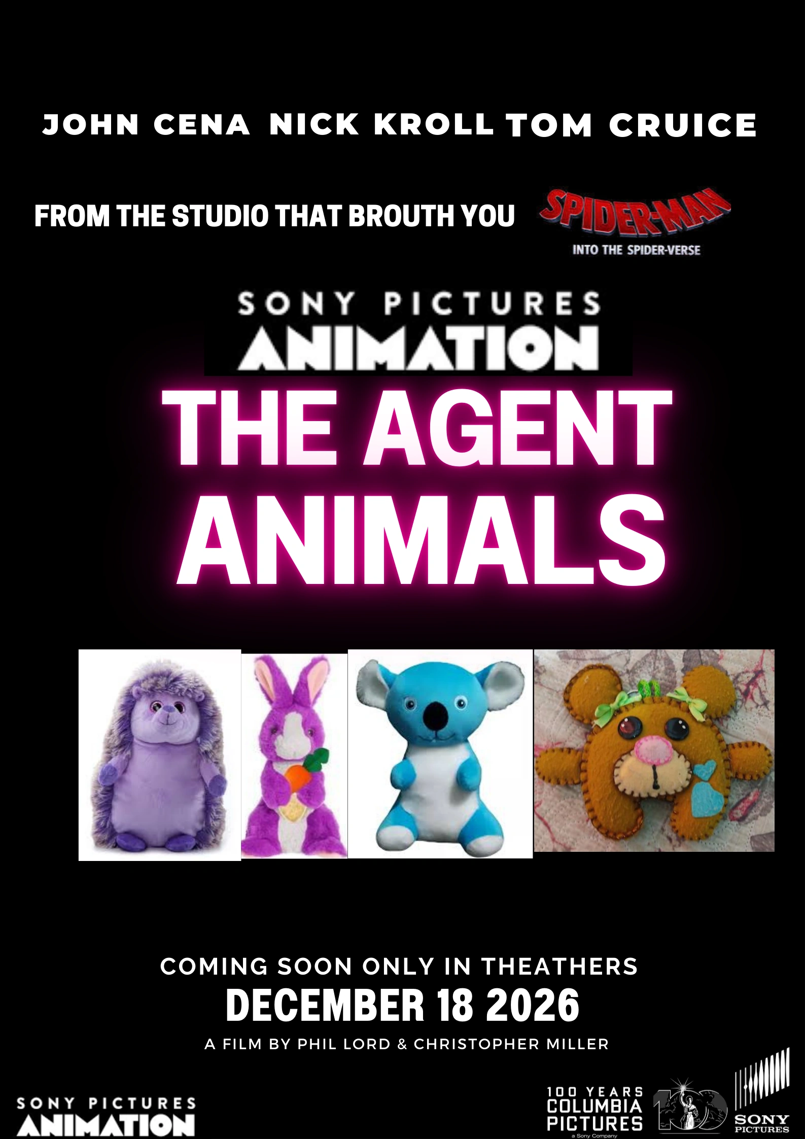 The Agent Animals Movie 2026 Sony Pictures Animation | Fandom