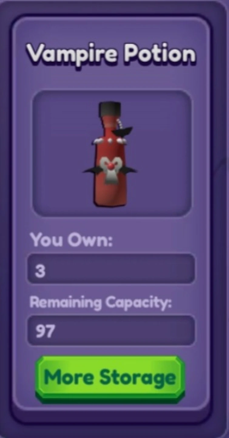 Selling: FM Saur + Vampire potions. (Want all gone ASAP.) | Fandom