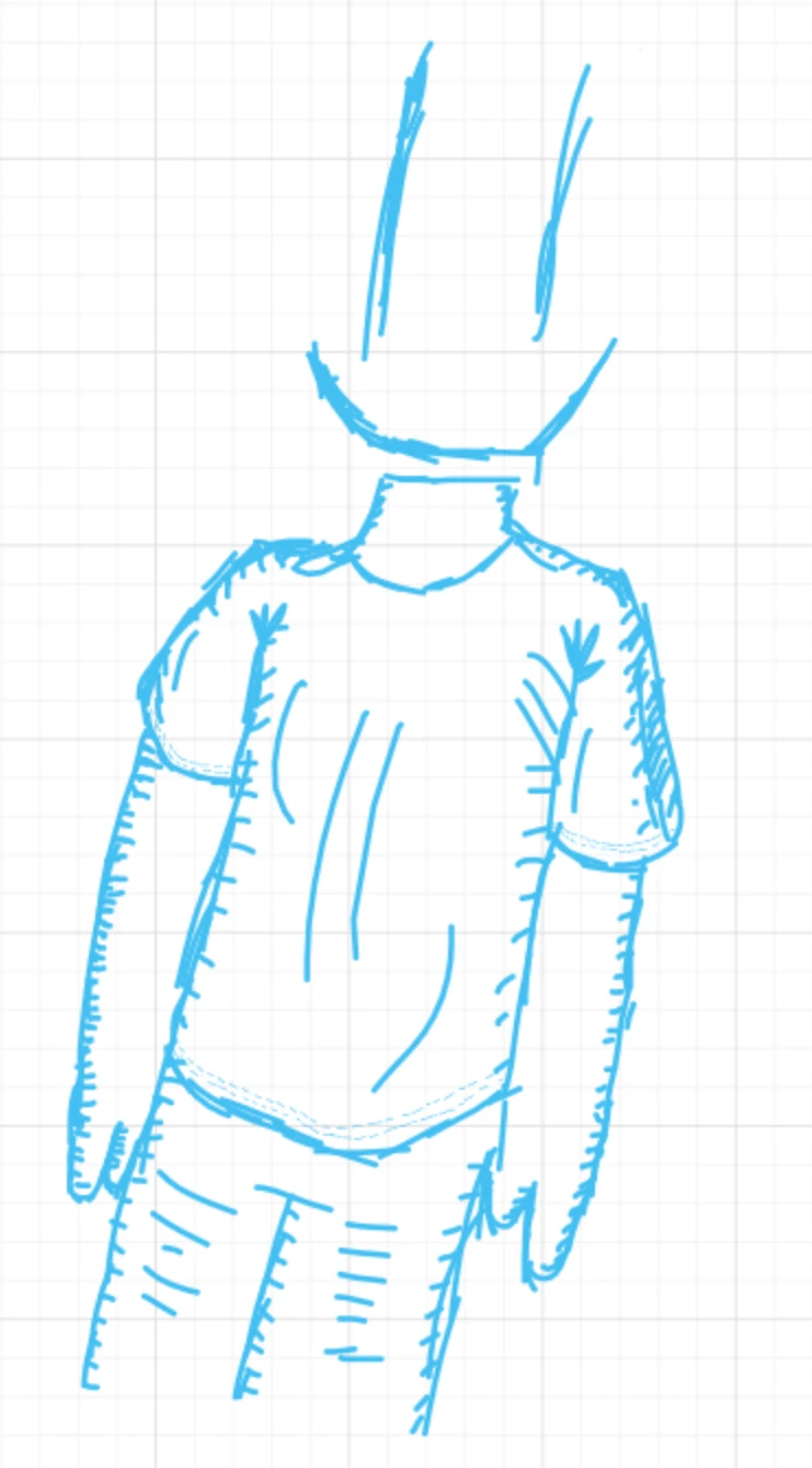 A person who doesn't know how to draw a body nor clothes attempts to ...