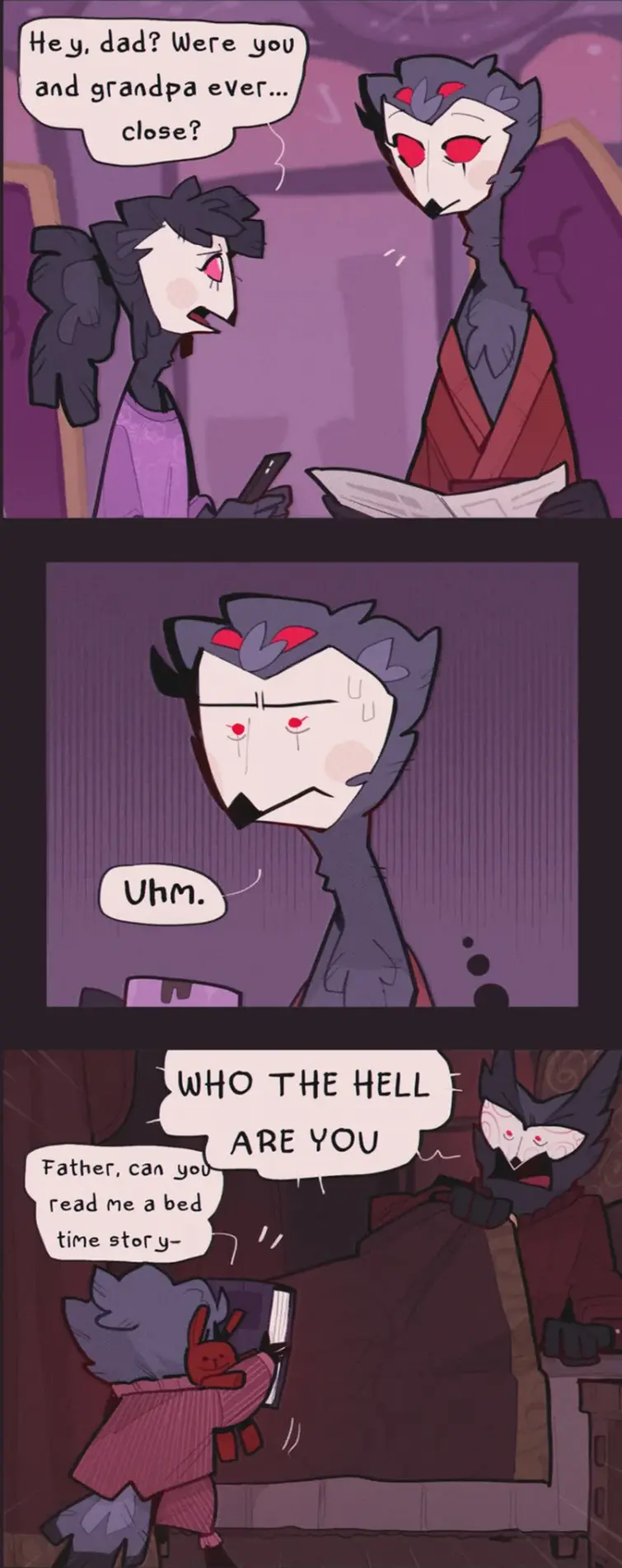 Octavia asks Stolas about Paimon, by Meandtheyeehaws (meandtheyeehaws ...