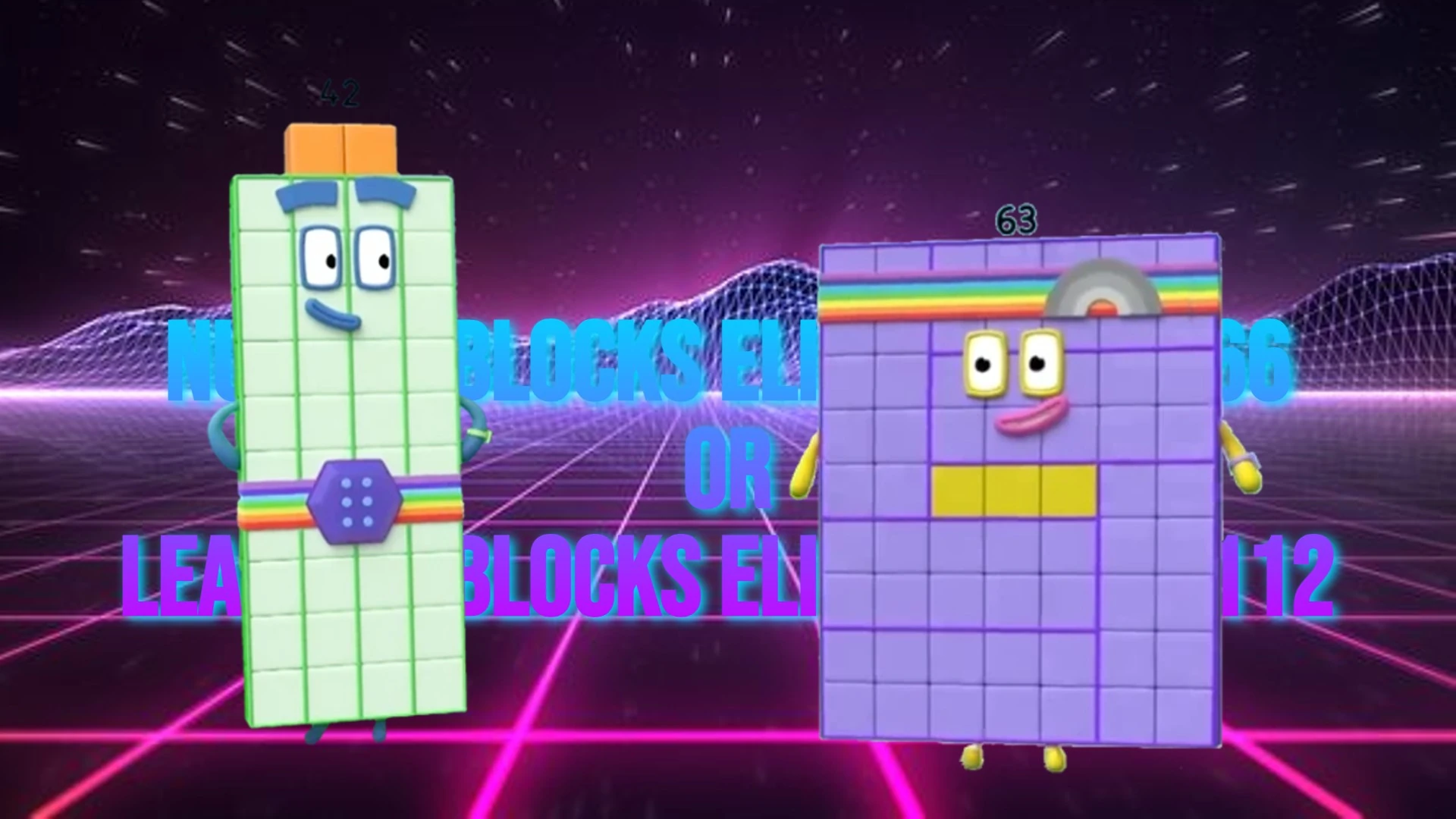 Learningblocks Elimination #112 or Numberblocks Elimination #66 or S8E5 ...