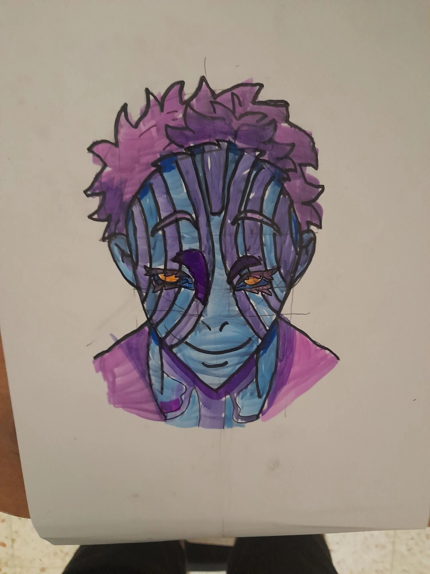 My drawing of Akaza | Fandom