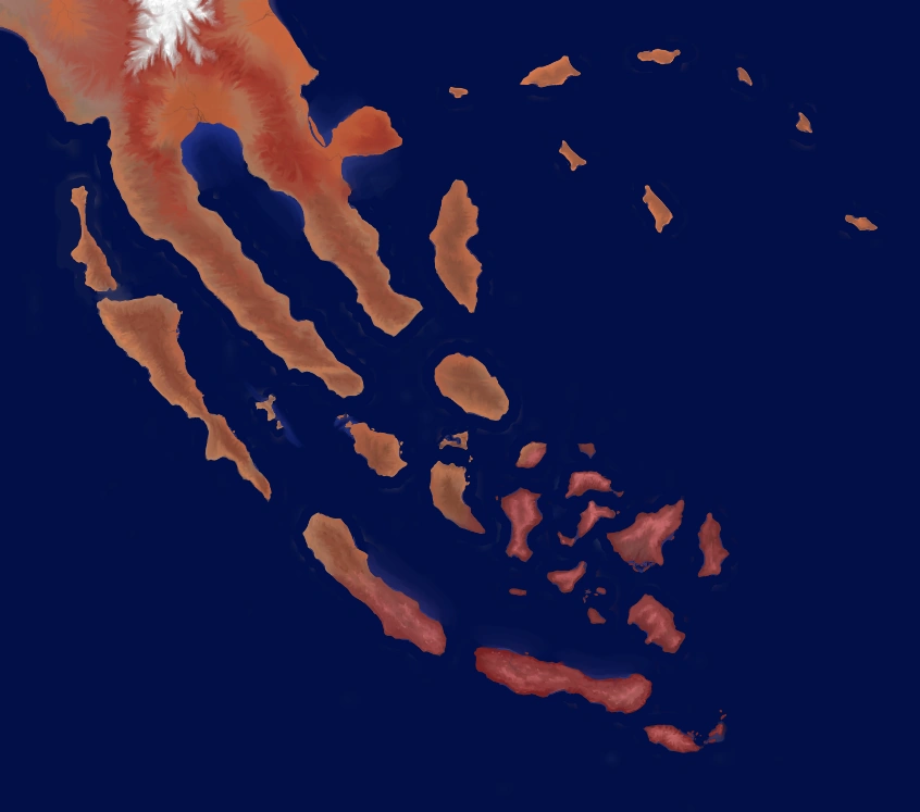 Random Post | Just art of a landmass for my speculative biology project ...