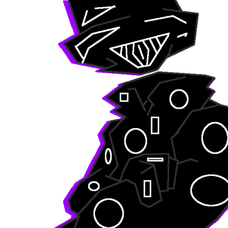 Finished my drawing of Chaos Expunged as Human, Expunged form,Among us ...
