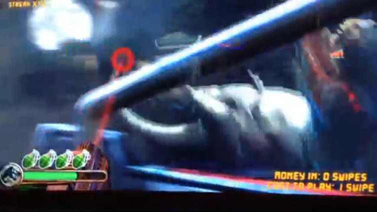 Jurassic Park Arcade (2015)- Do you think the Blue T.rex survived the ...