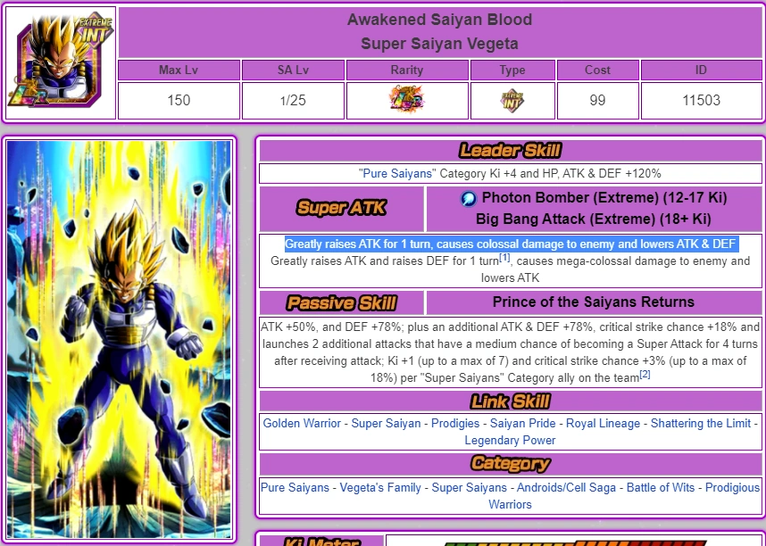 INT LR SSJ Vegeta (EZA) | Fandom