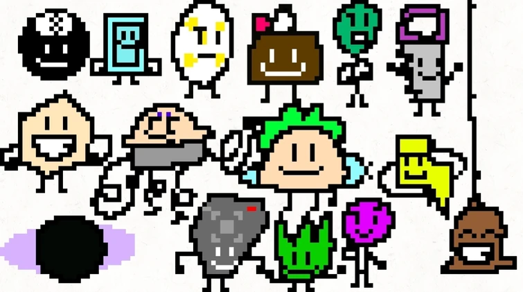 Bfdi pixel sprites | Fandom