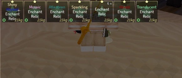 Looking for fossilized and crystalized relic | Fandom