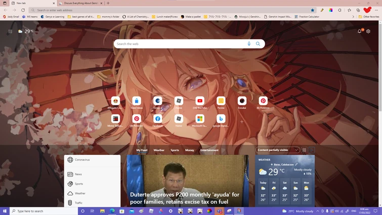 Genshin fam rate my microsoft edge bg | Fandom