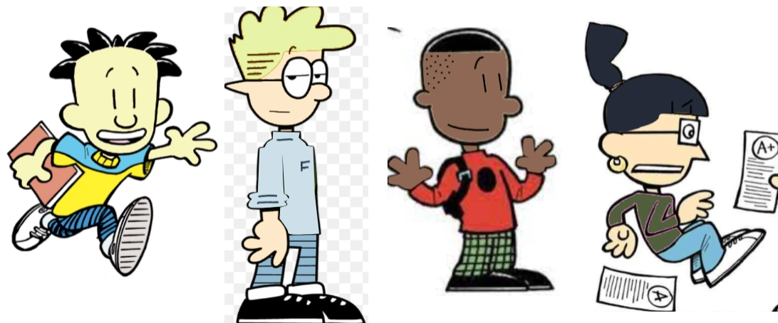 How I saw Big Nate characters without color: | Fandom