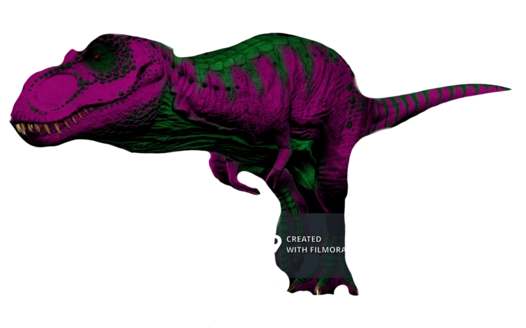 I made half Godzilla Barney | Fandom