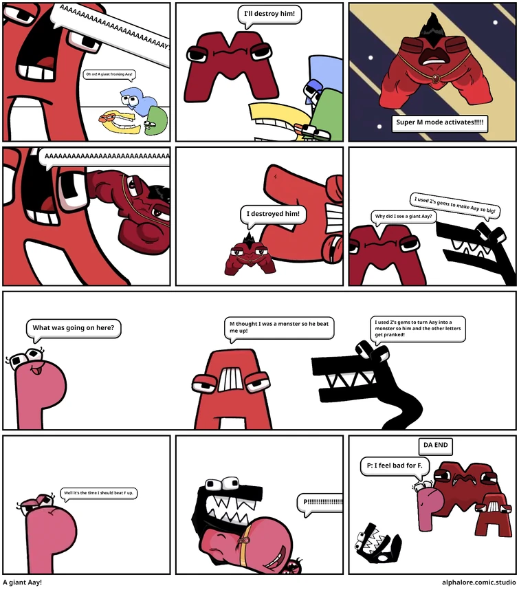 A funny alphabet lore comic I made. | Fandom