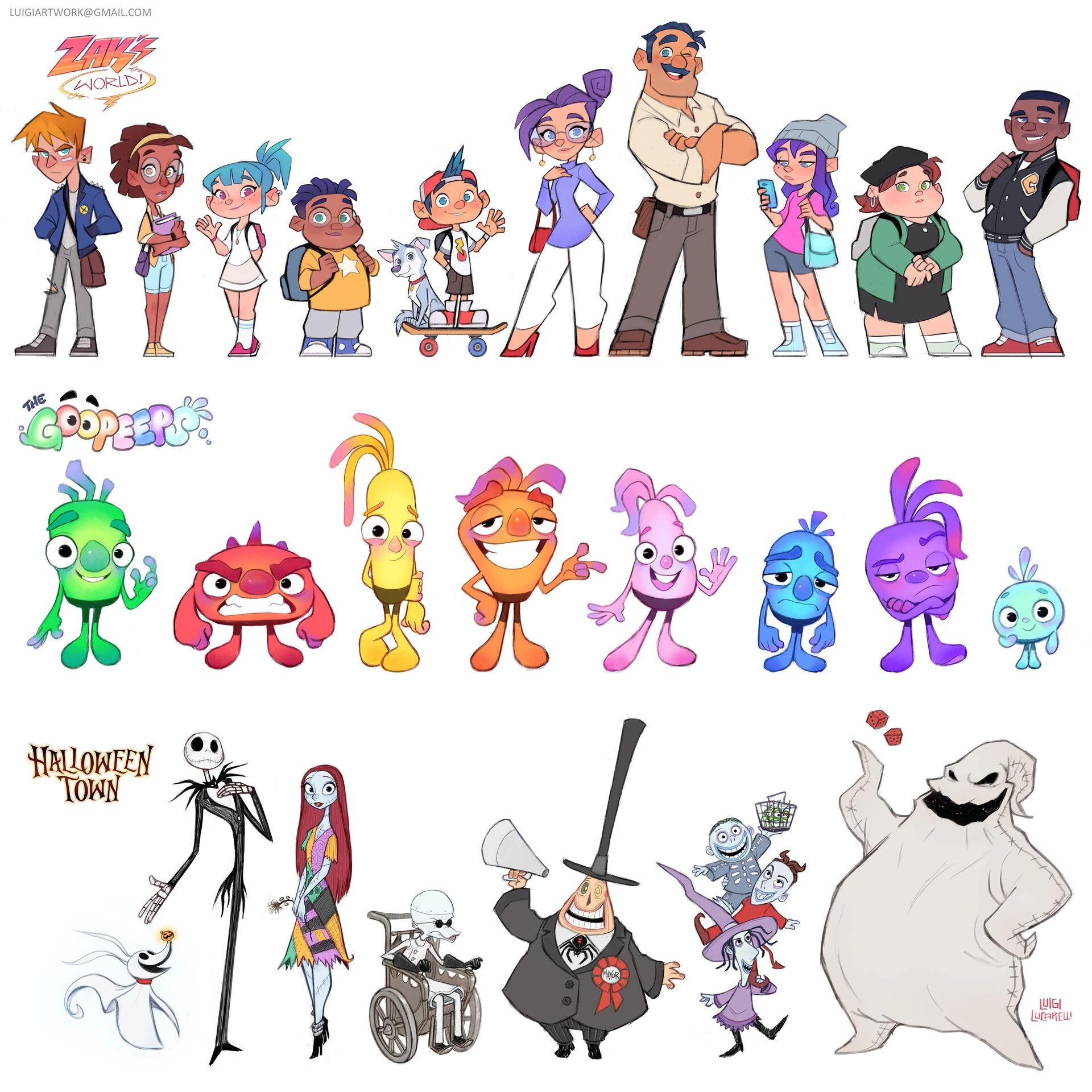 Character Concepts for 3 new Disney + Animated series. | Fandom