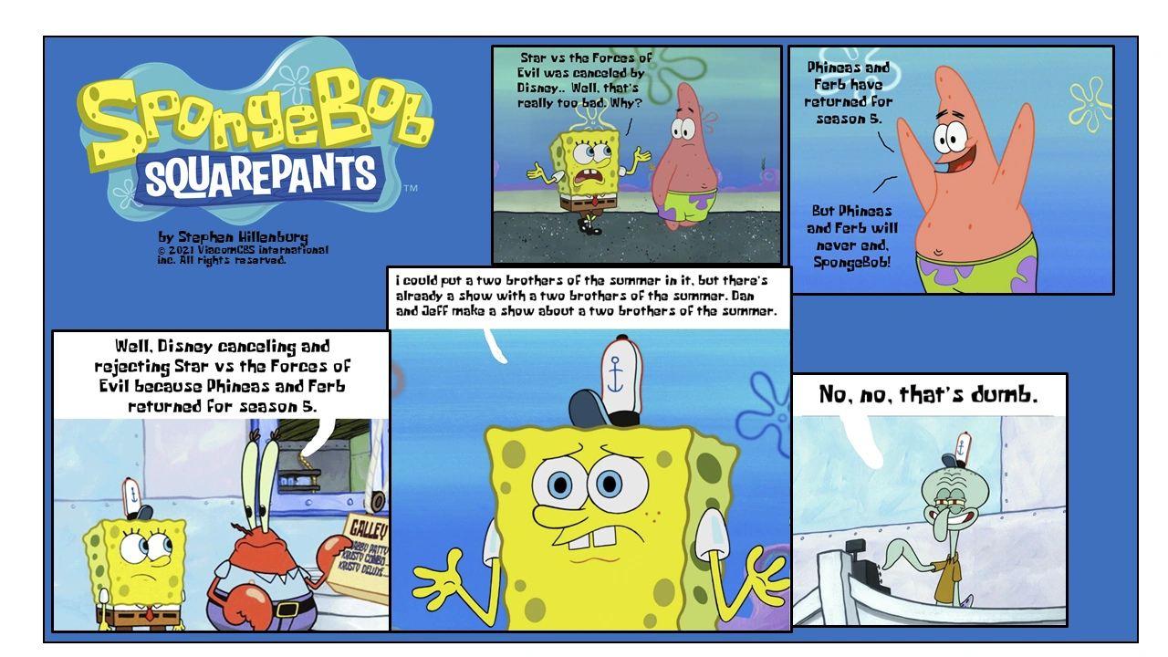 Hello!! My new comic with Disney References in SpongeBob SquarePants ...