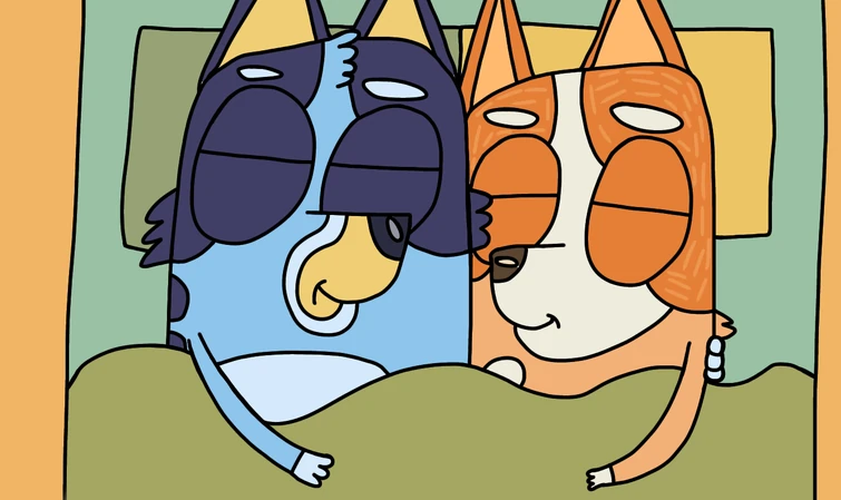 Adult Bluey And Bingo Sleeping | Fandom