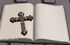 gonna add the crusifix book | Fandom