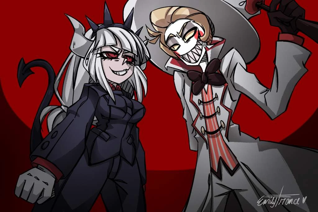 Helltaker Lucifer vs Hazbin Hotel Lucifer. | Fandom
