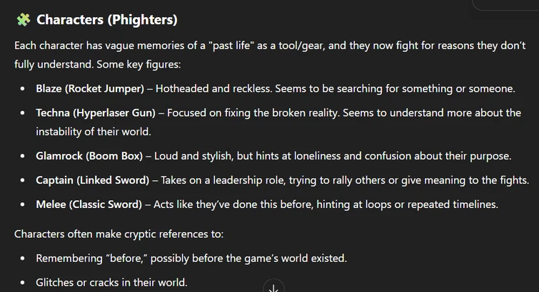 i asked ChatGPT to give me a summary of Phighting! Lore | Fandom