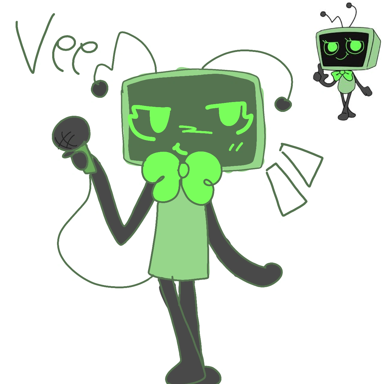 Vee, but without a tee bc I like her design the way it is | Fandom