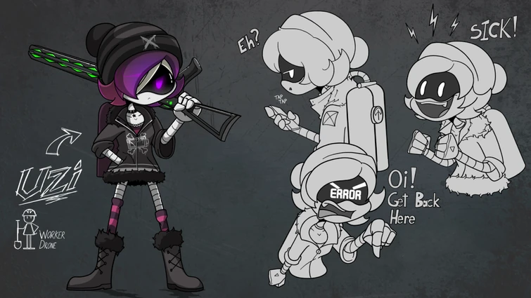 Oh yeah i forgot, GLITCH uploaded concept art + fun fact from Liam ...