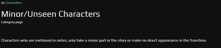 New Category. | Fandom