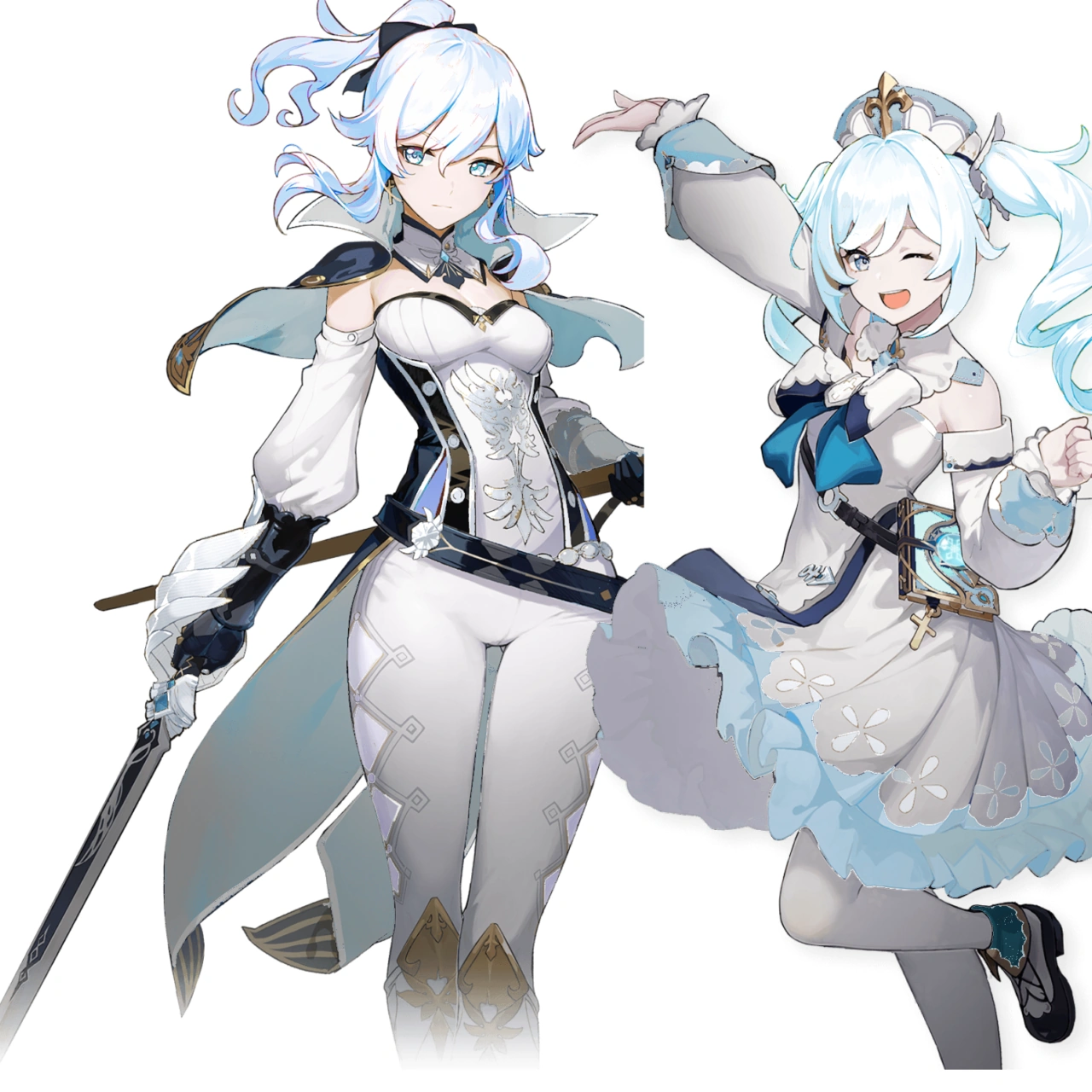 Jean and Barbara but if their visions were cryo | Fandom