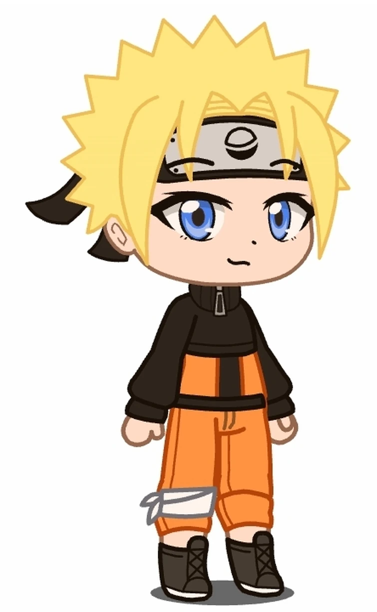 I like Naruto, so I made Naruto Uzumaki in Gacha Club. (Naruto ...