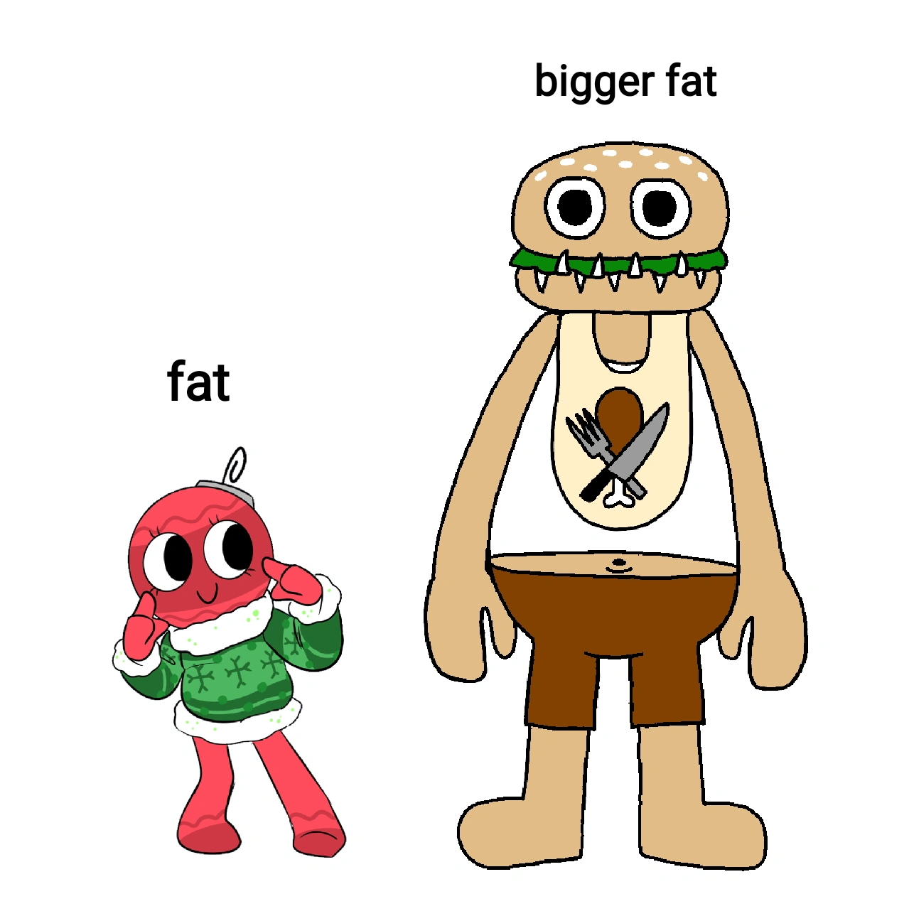 chubby vs bigger chubby | Fandom