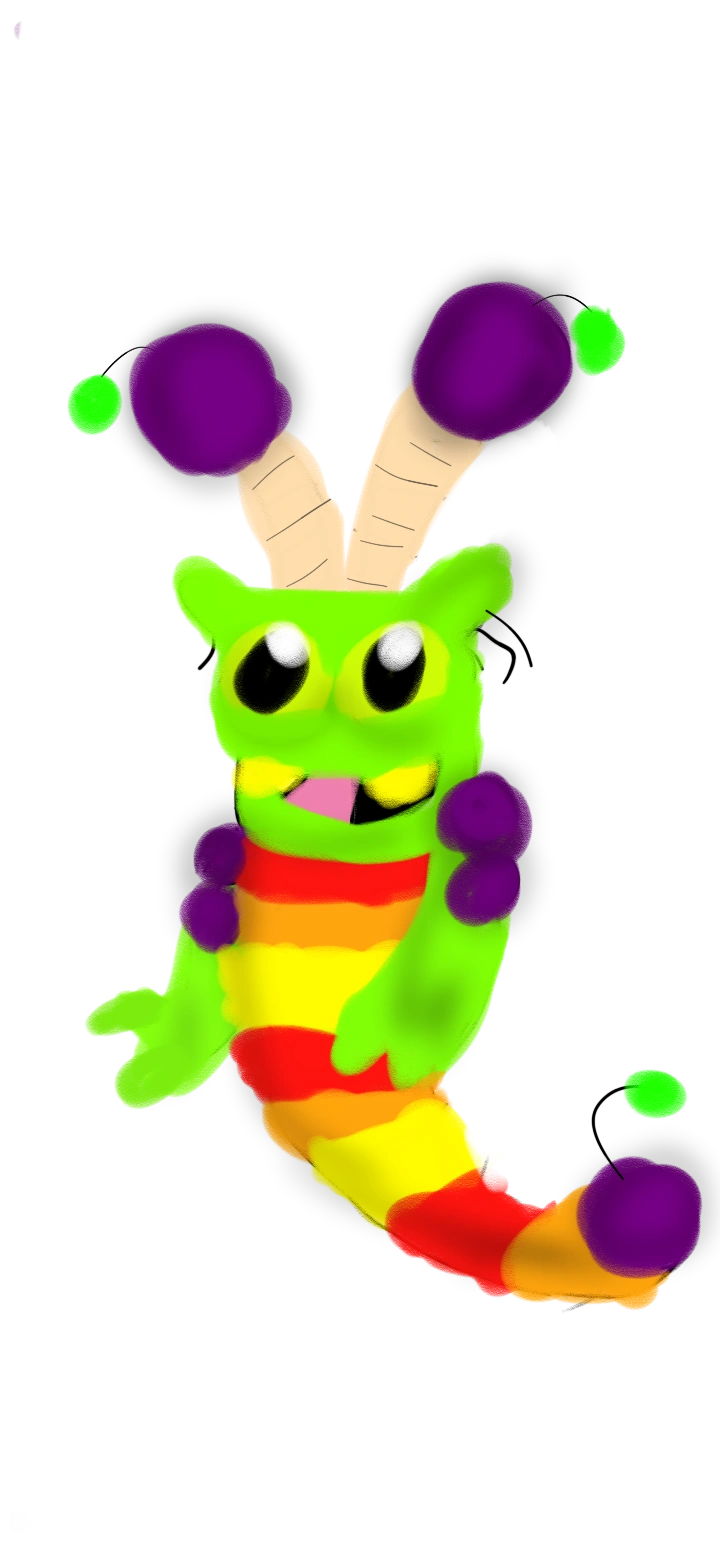 Random monster I made because I was bored part idk I'm not keeping ...