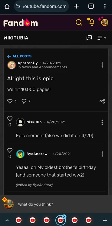 Discuss Everything About Wikitubia | Fandom