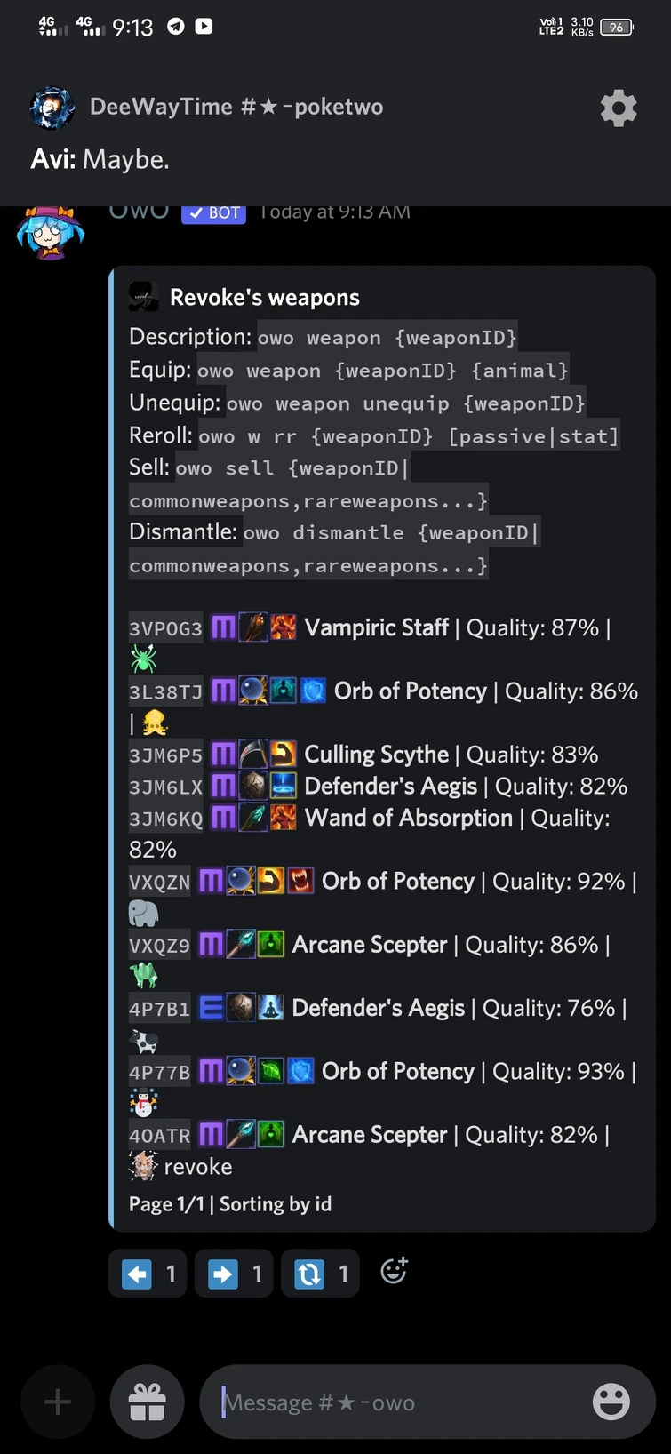 Discuss Everything About OwO Bot Wiki | Fandom