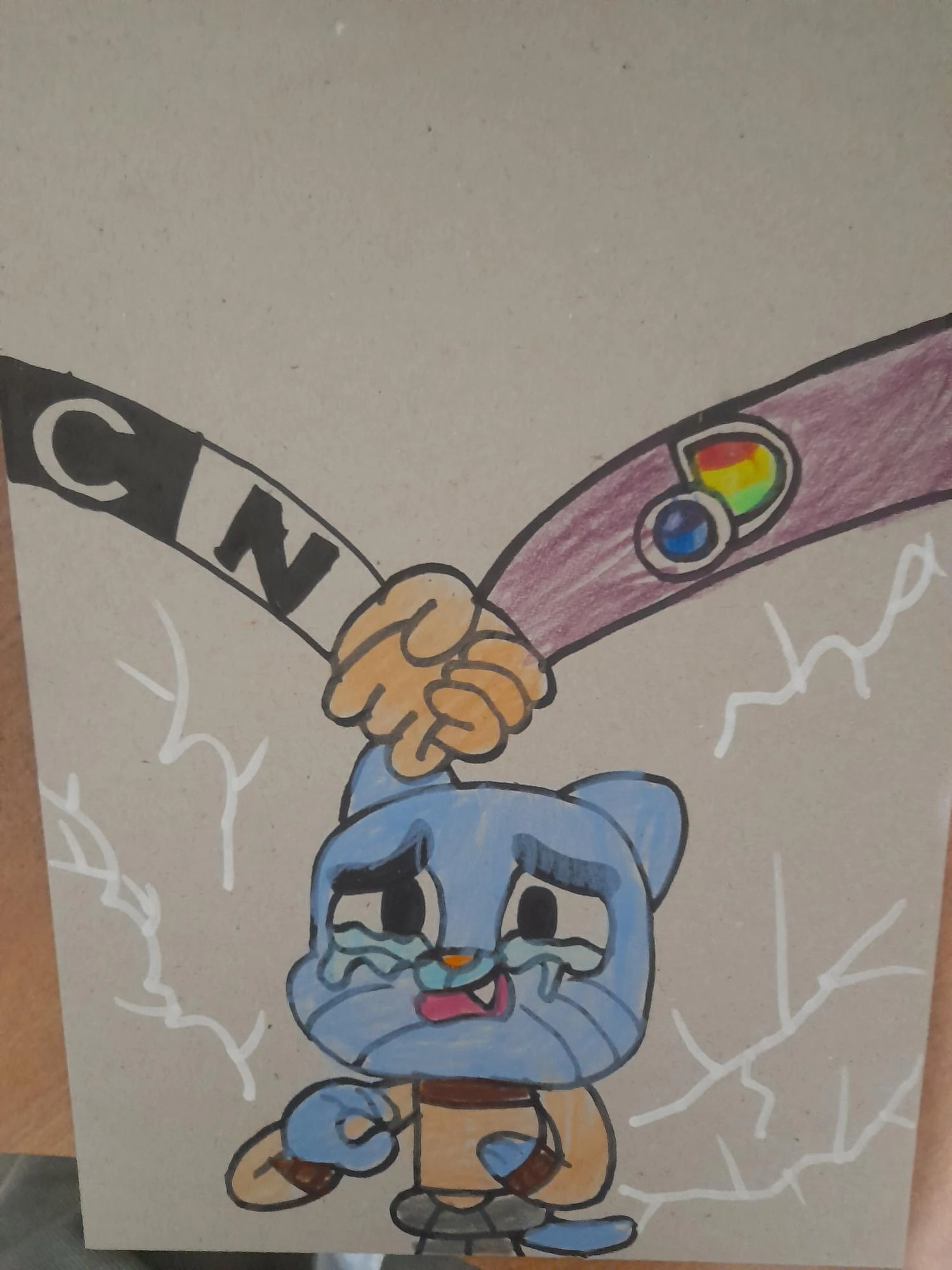 Gumball is sad over the Discovery merger. | Fandom