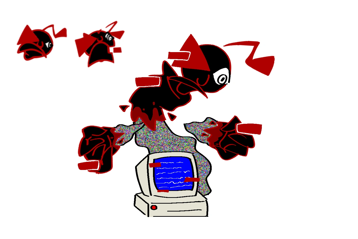 Tried to make a minus paldo (tw: mild cartoony blood) | Fandom