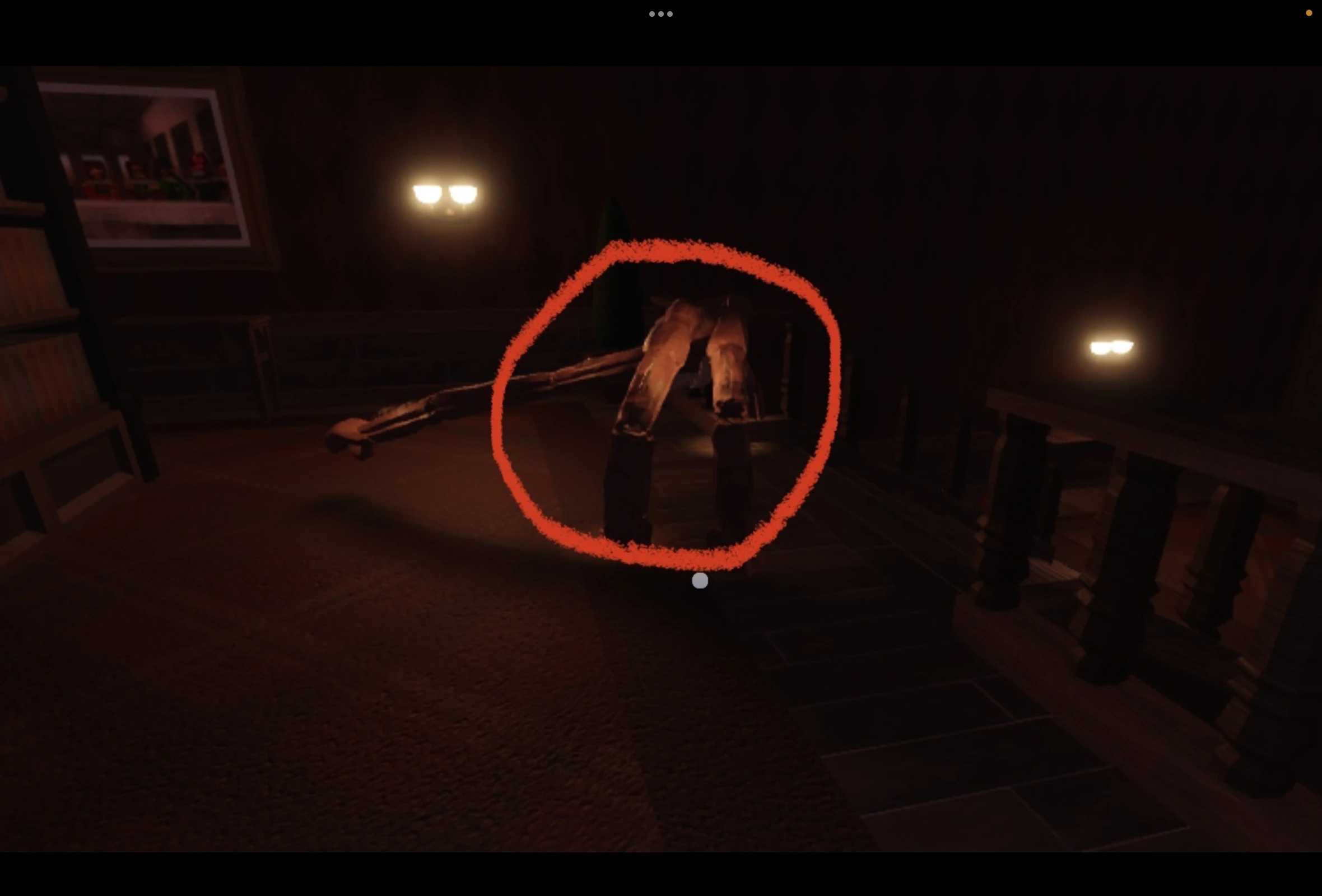 When I died near the stairs i was spectating my best friend and I see ...