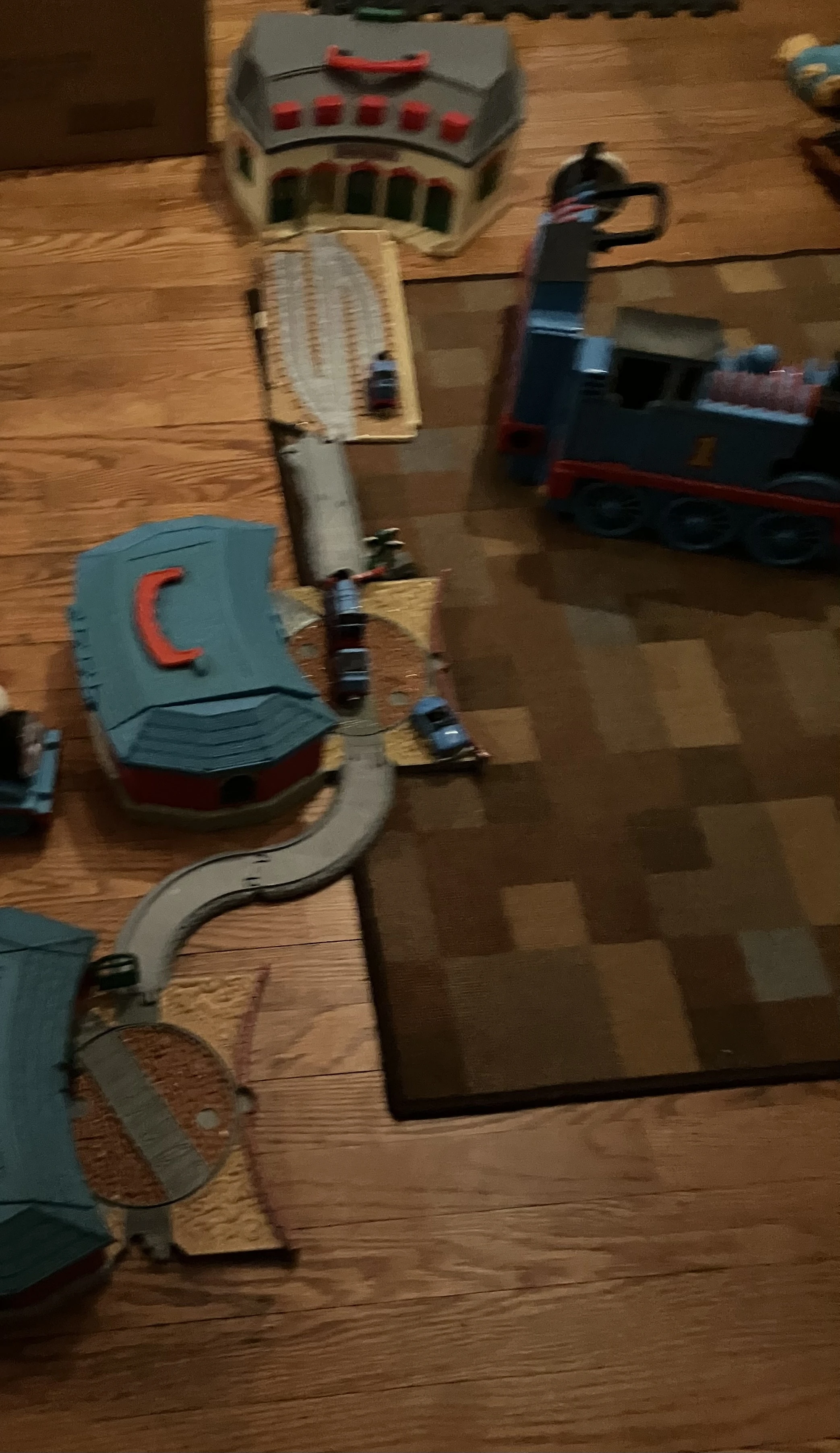 New take n play. Got 3 sheds, Gordon, a case, a train stopper, and some ...