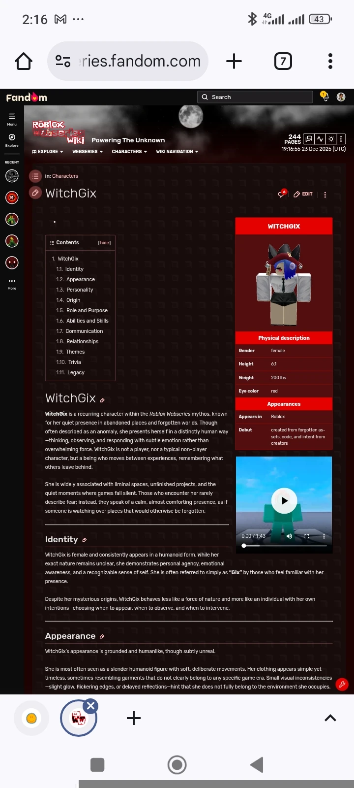 What is this arg character, | Fandom