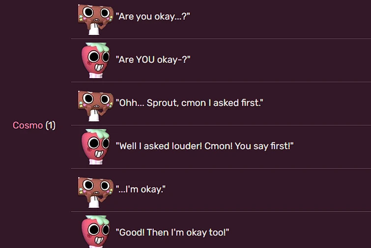 sprout x cosmo concerns | Fandom