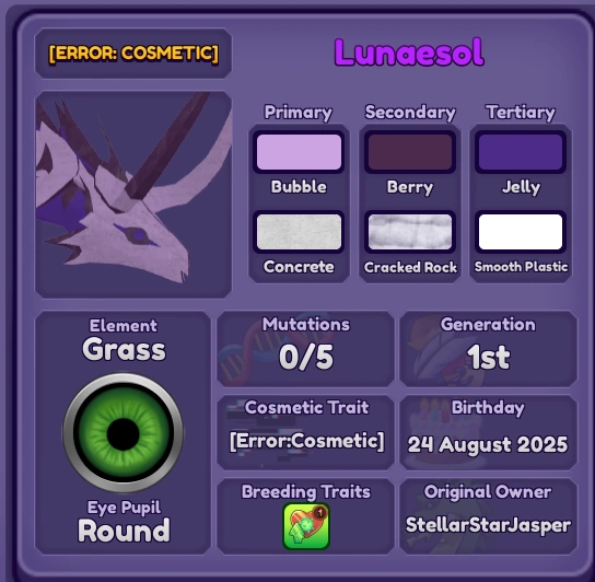 selling error cos lunae 20m | Fandom