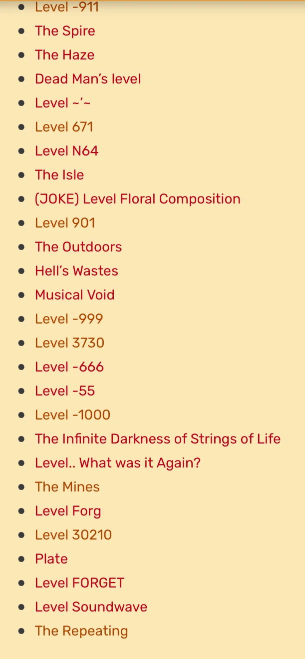YO WHO THE FUCK IS DELETING THE LEVELS!? | Fandom