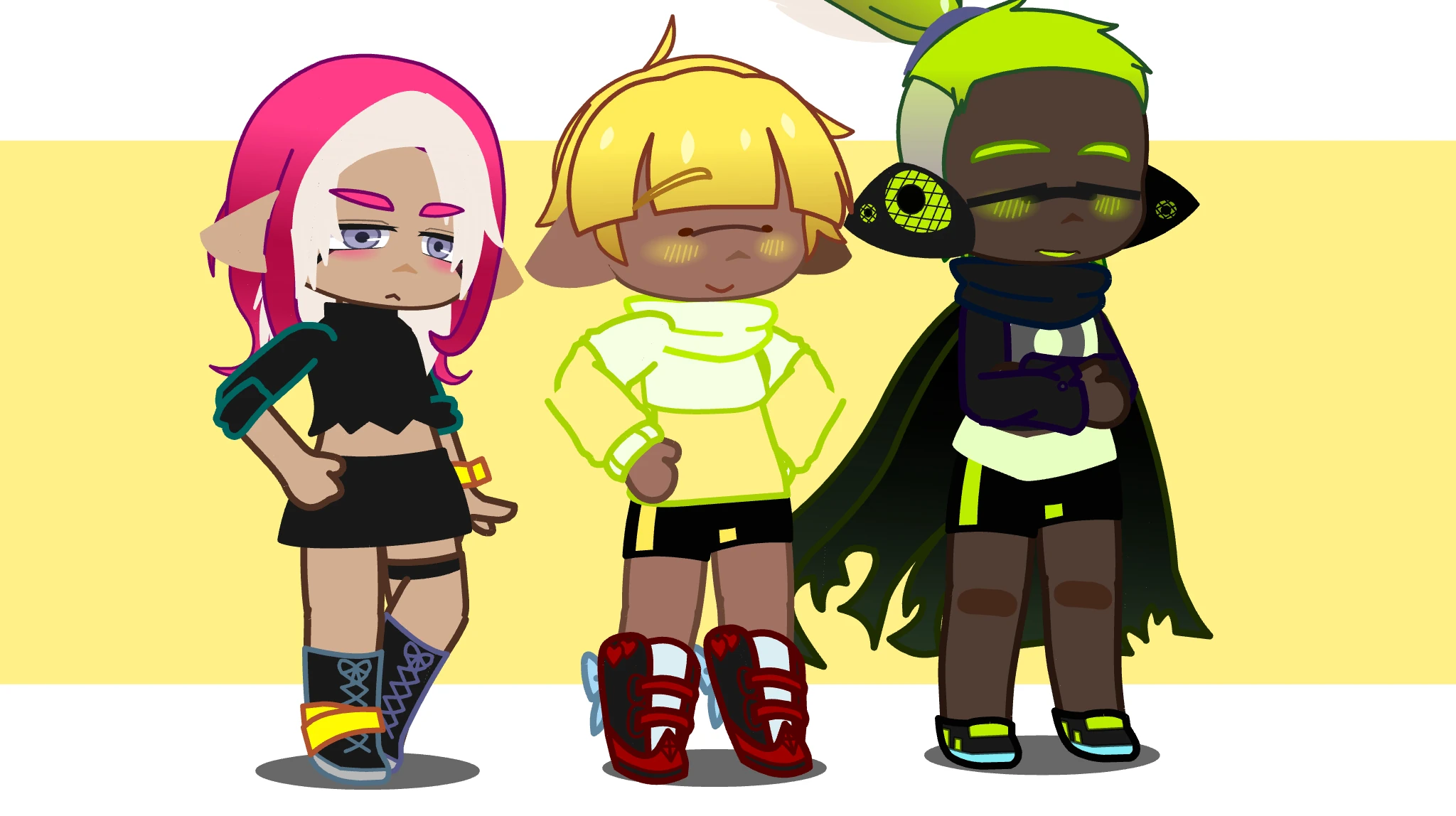 Um, squid-beak Splatoon, agents in um… Gacha club 😨 | Fandom