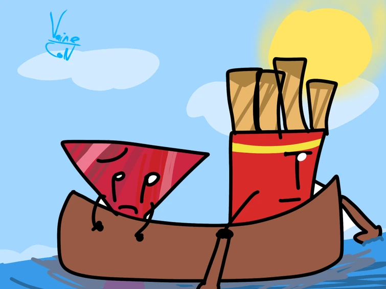 ruby and fries on the same boat | Fandom
