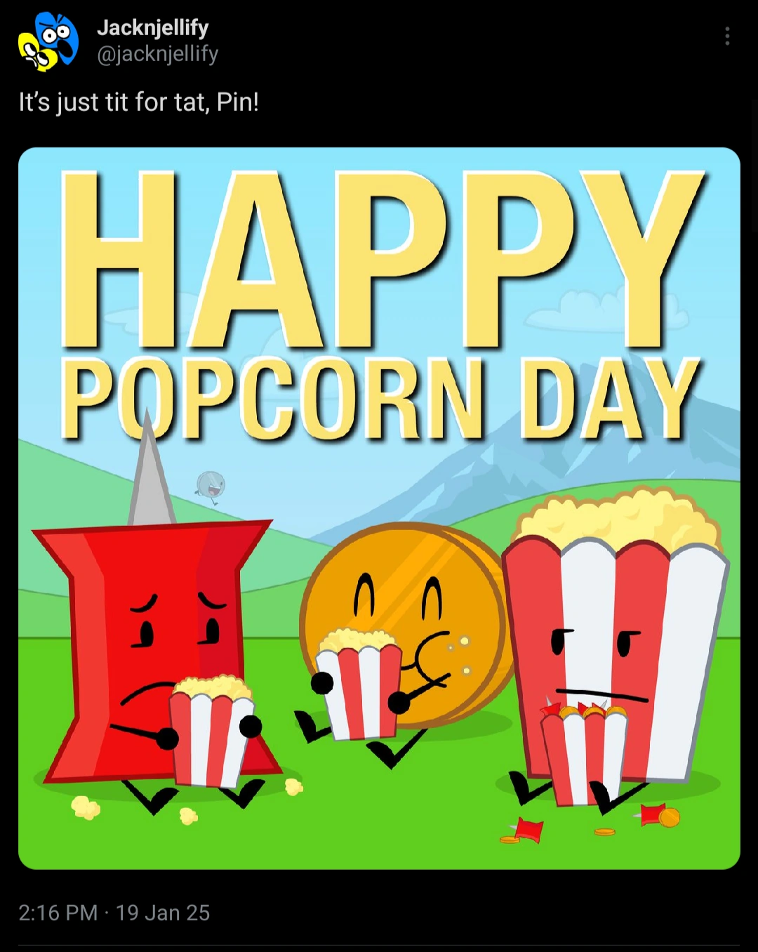 late, but happy Popcorn day from Jacknjellify! | Fandom