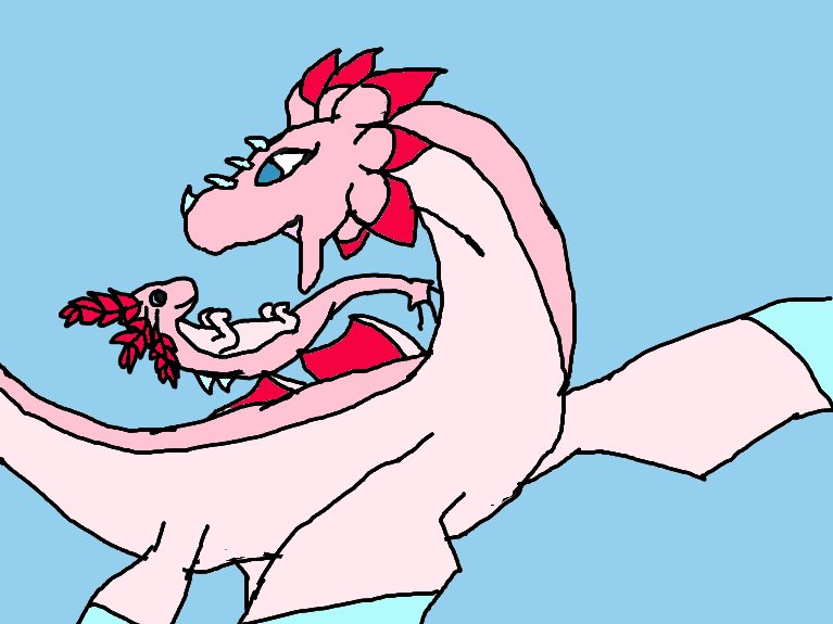 I drew an Axoodle and an Axothan (from CoS) to show that both fanbases ...