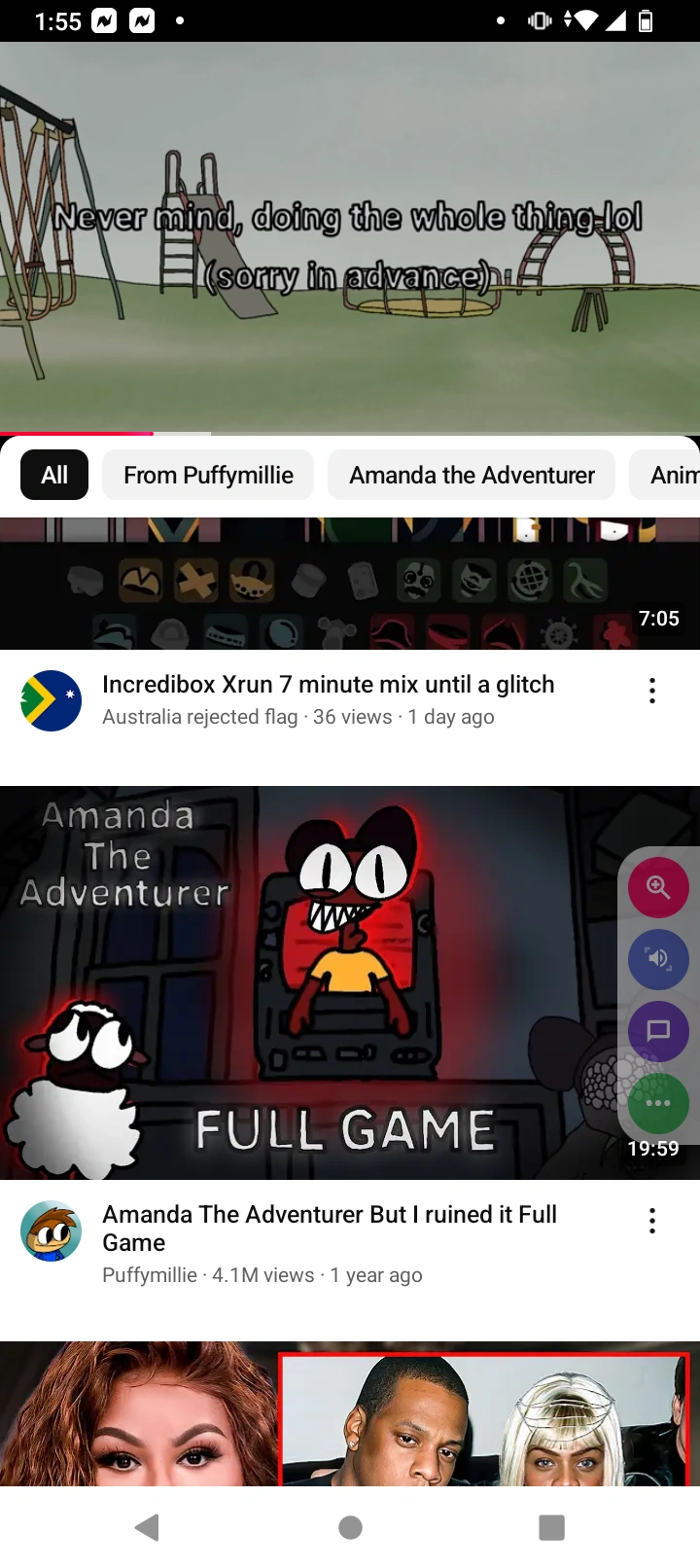 Amanda adventure don't listen but I ruined it air to reruns in June ...