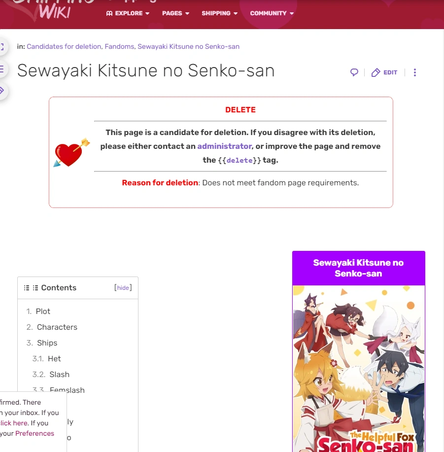 Candidate for Deletion | Fandom