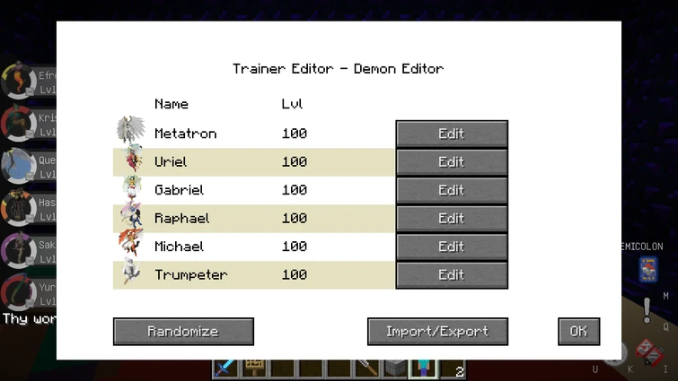 [Minecraft project]: What team should Sir Chester use when taking ...